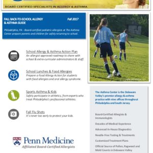 Back to School Allergy & Asthma Guide | Allergists at The Asthma Center